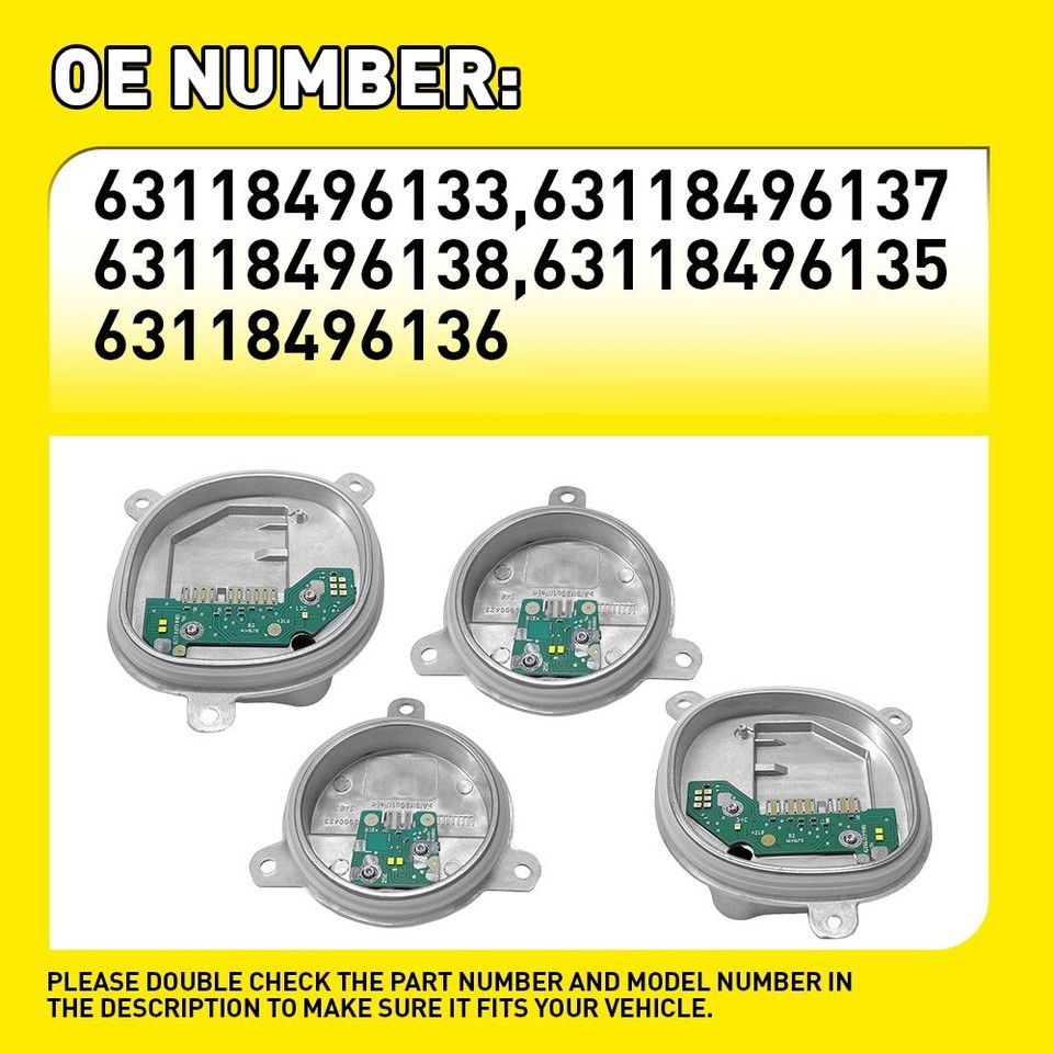 4X Yellow Angel Eyes DRL Modules For 19-22 BMW G20 G21 330e 330i LED ...