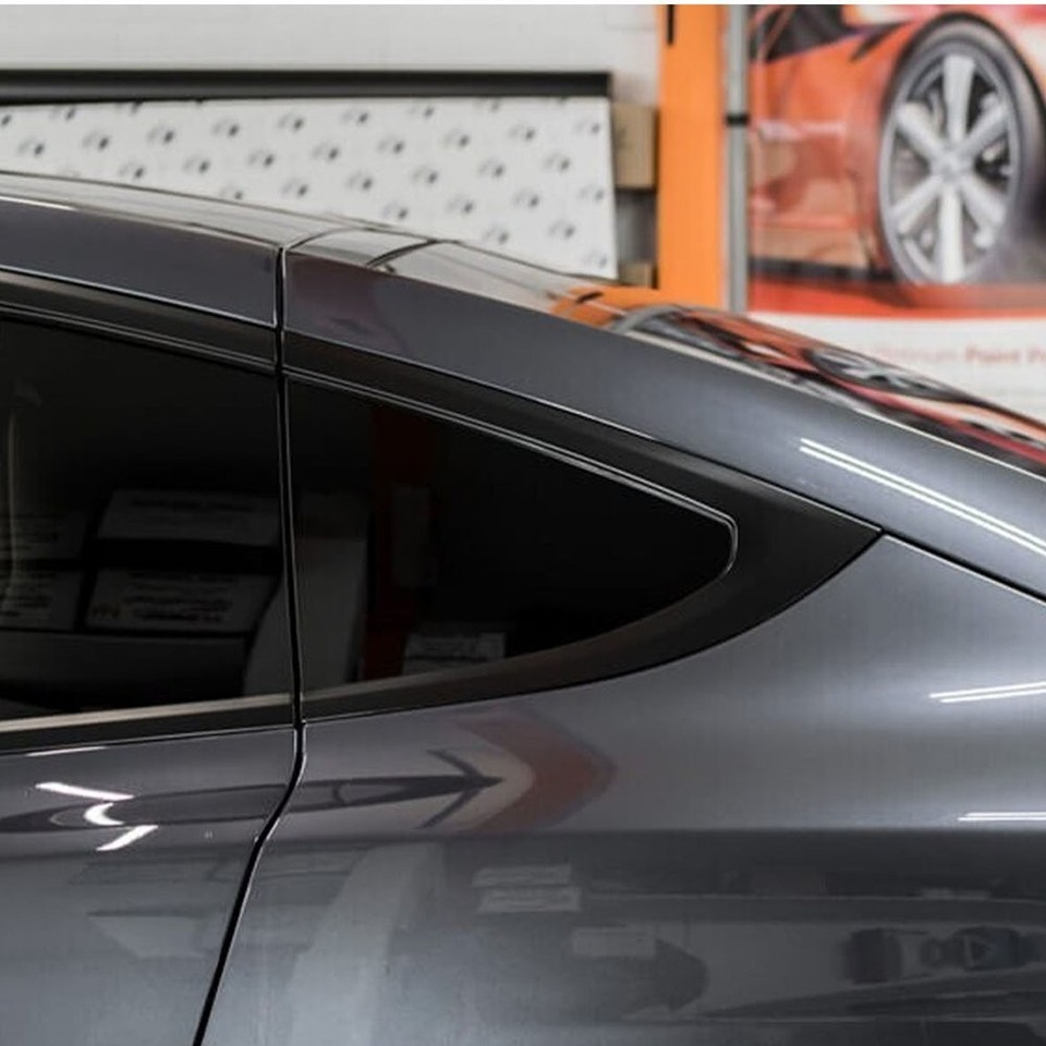 Matte Black 10M*3CM Car De-Chroming Vinyl Wrap+Spreader 394*1IN 2PCS ...