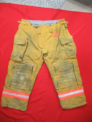 MORNING PRIDE Fire Fighter Turnout PANTS 44 X 29 BUNKER GEAR RESCUE TOW ...
