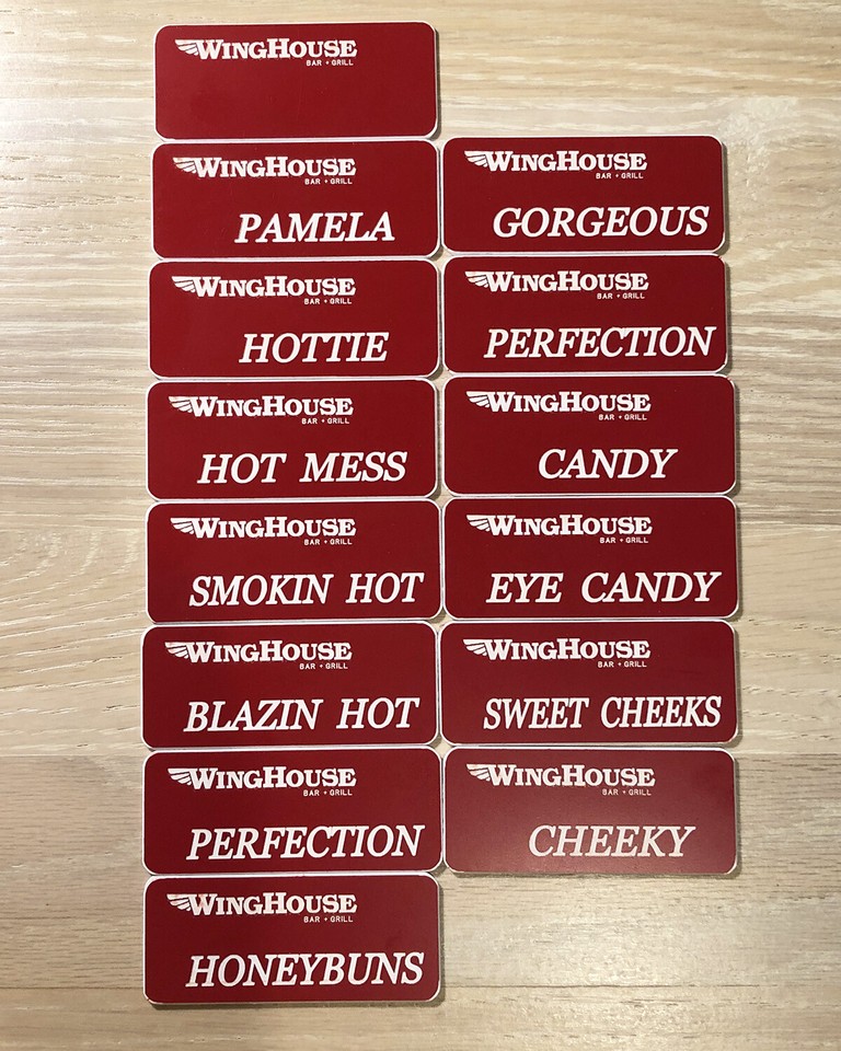 TAMARA Hooters WingHouse Extra Long ~NEW~ SLOUCH SOCKS Pantyhose Name ...
