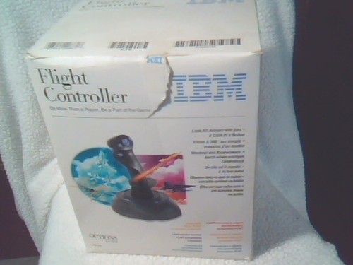 IBM Flight Controller 1997 with box and Manual uses vintage 15-pin Game ...