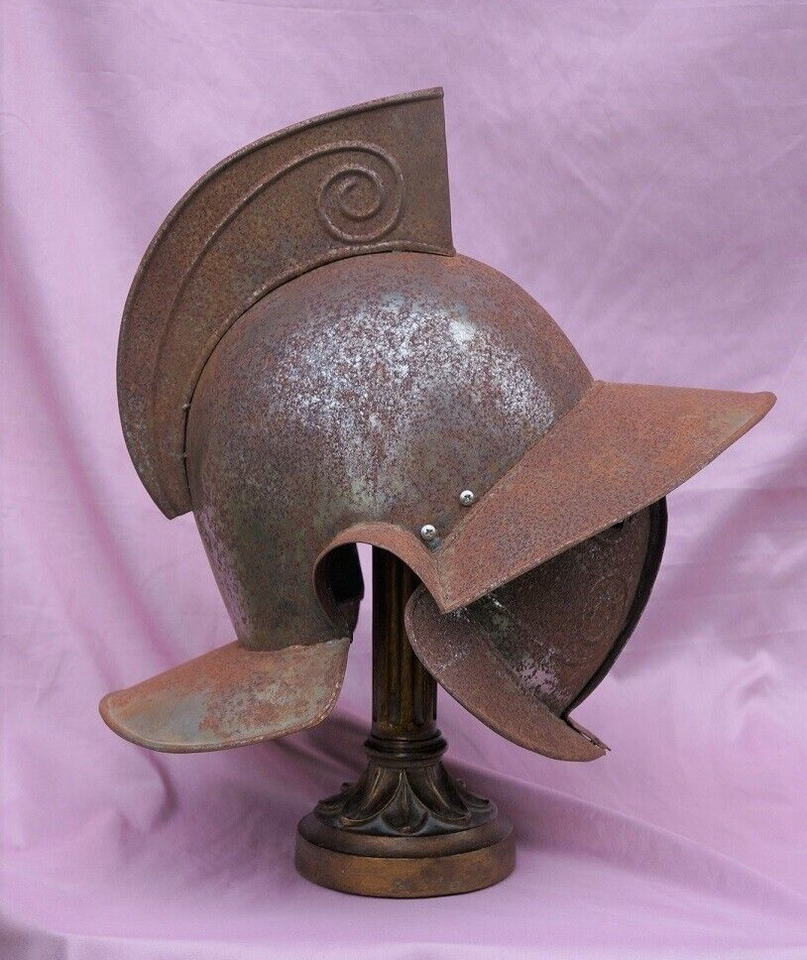 Roman GLADIATOR II Movie 1 of kind Iron Prototype Helmet armor movie ...