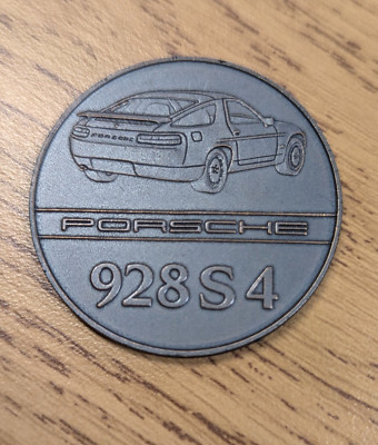 Porsche Coin Medal 1987 Porsche 928 S 4 Original | eBay