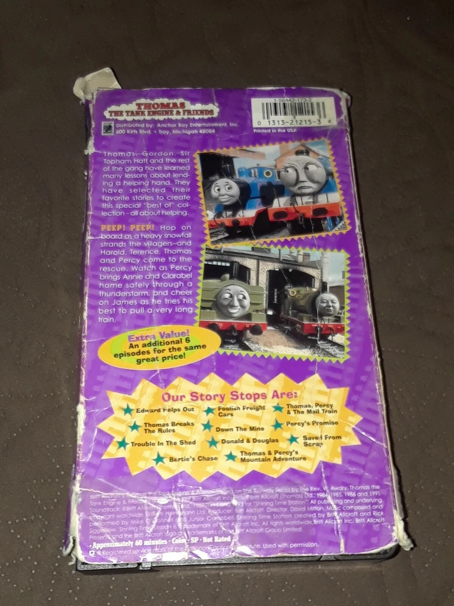Thomas And His Friends Help Out Vhs Ebay