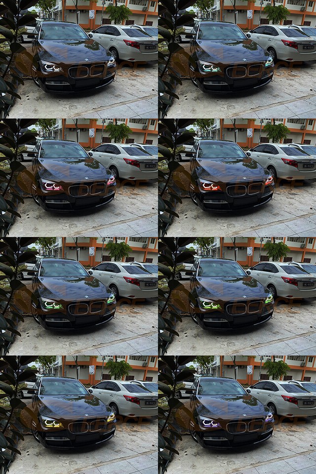 For BMW 7 Series F01 F02 F03 F04 Concept M4 Iconic Style Hex RGB LED ...