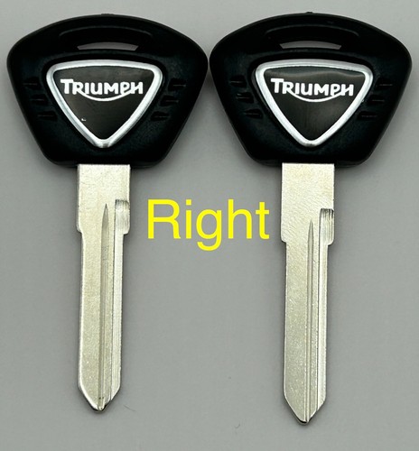 2 Key Blanks Triumph Thruxton Thunderbird Scrambler Speedmaster ...