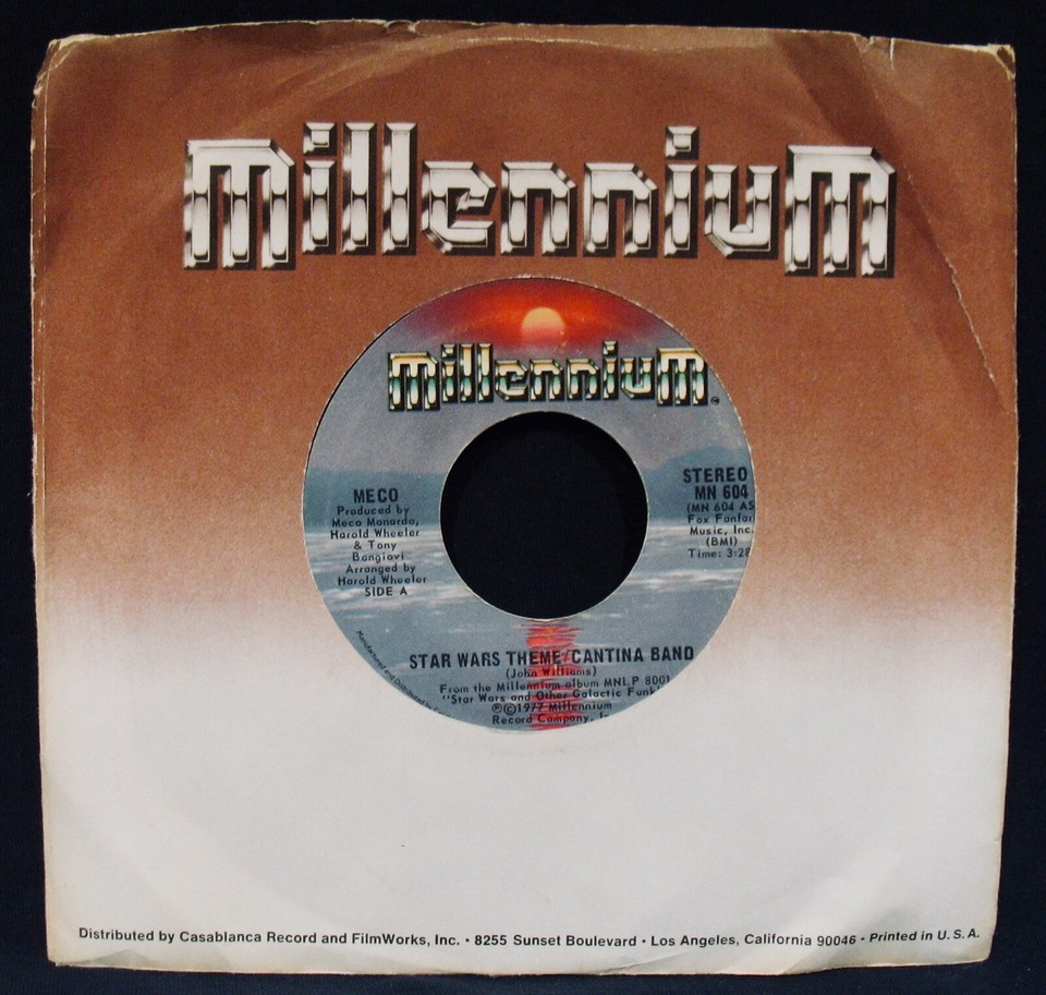 MECO Star Wars Theme & Funk Funk Soul 45~MILLENNIUM #MN 604 | eBay