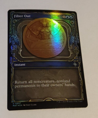 MtG Filter Out (MAT-0057) Foil Alternative Art Uncommon English MINT ...