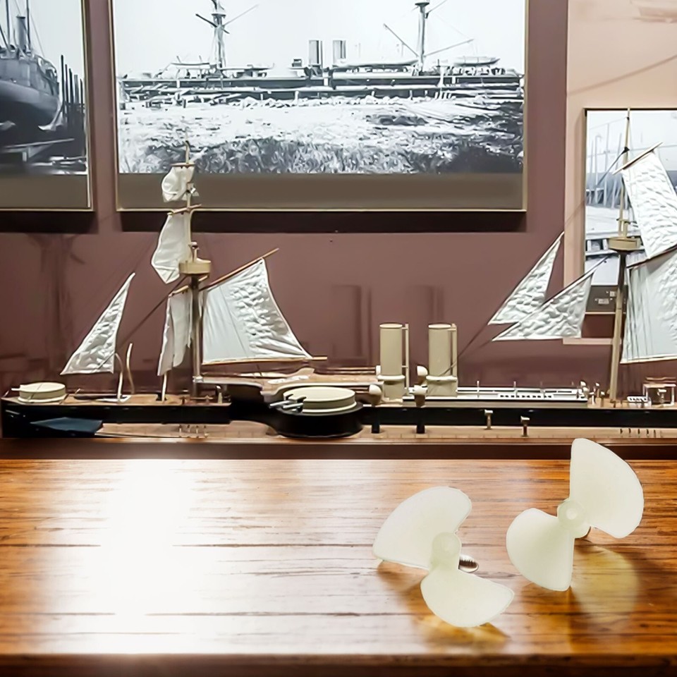 Toy Boat Propeller 26mm Prop 10 Pairs 2mm Shaft Accessories Kit Marine ...