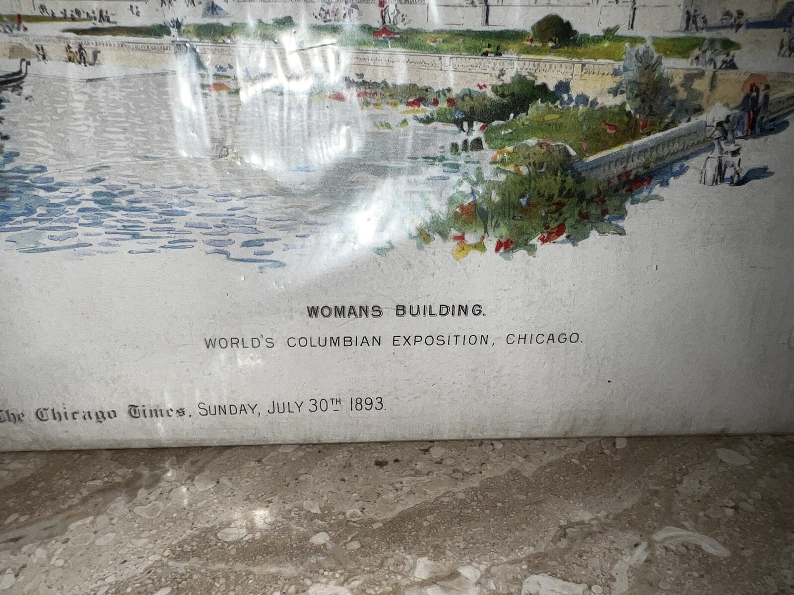 Chicago Times Lithograph Columbian Expoition 1893 World's Fair Lot Of 3 ...