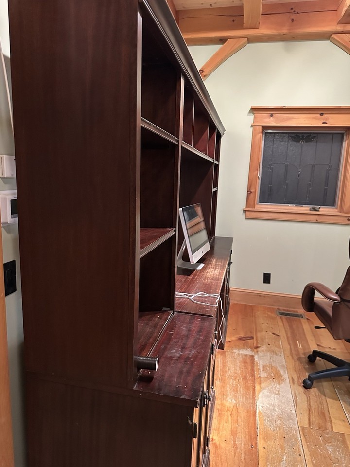 Pottery Barn Executive Desk Office Suite With Hutch | eBay