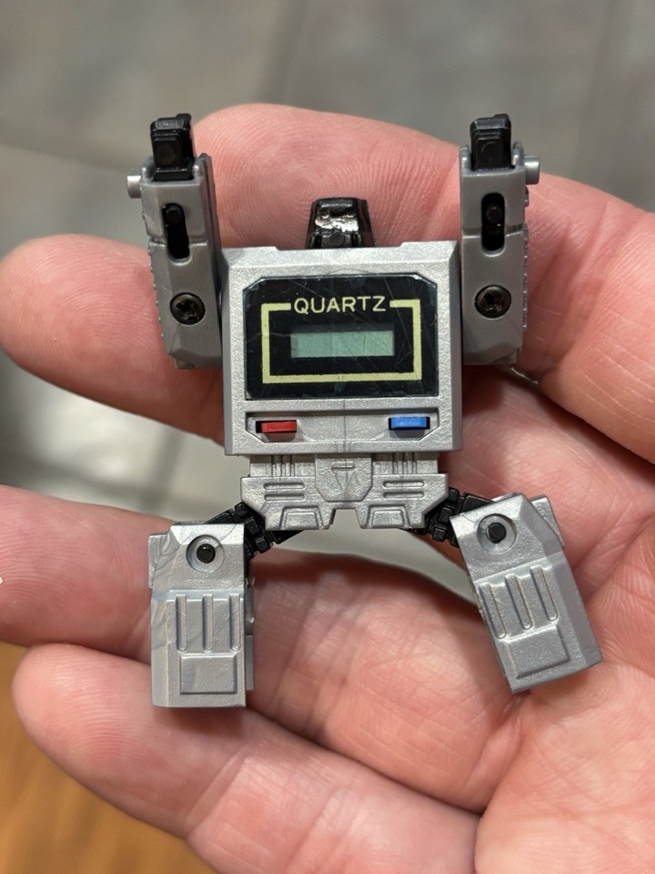 Transformer Grey Robot Quartz Wrist Watch Vintage 1980’s New Old Stock ...