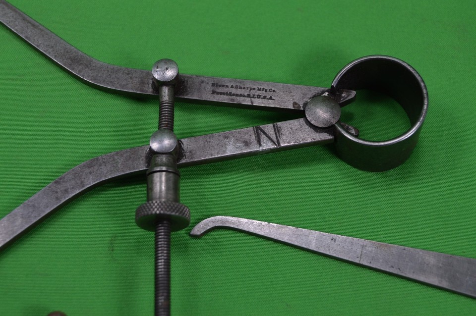 3 Vintage Brown & Sharpe Compass Calipers,Outside Caliper,Different ...