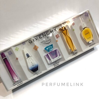 Givenchy Travel Collectoin 5 PCS SET MINIATURE Womens Perfume SEALED ...