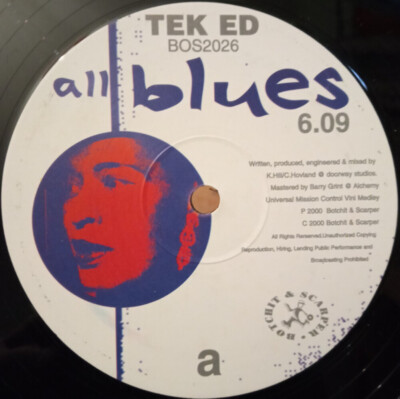 Tek Ed - All Blues / Papa - Botchit & Scarper - bos2026 - 12 ...