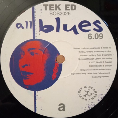 Tek Ed - All Blues / Papa - Botchit & Scarper - bos2026 - 12 ...