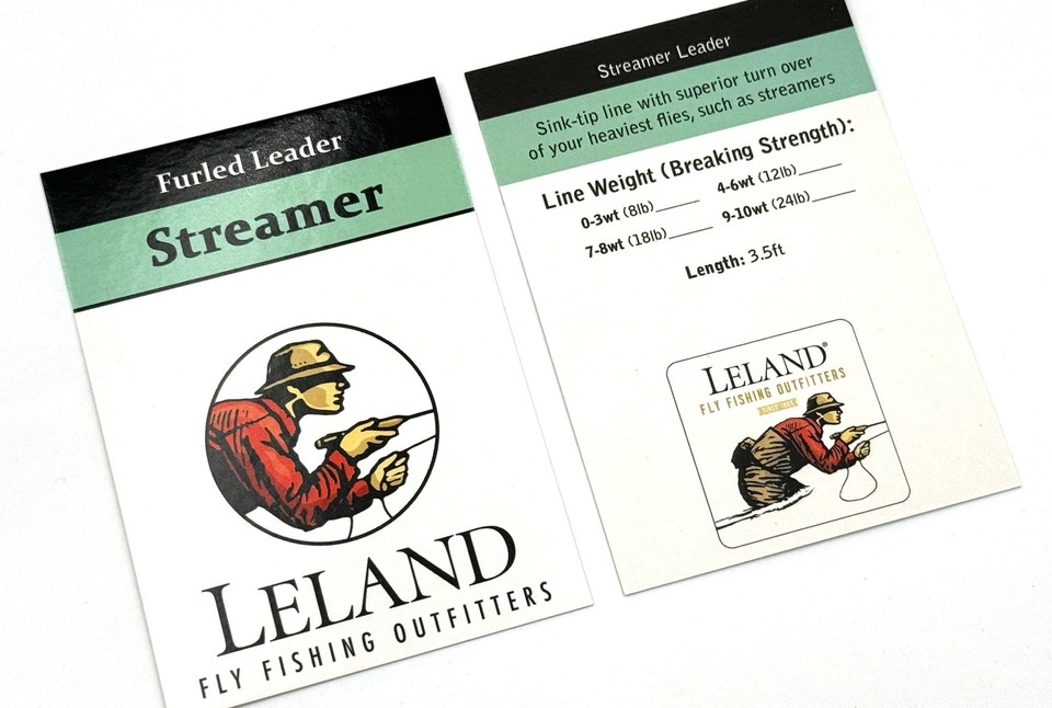 Leland Streamer Furled Leader World's Leading Sink Tip Streamer Leader ...