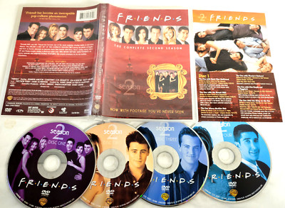 DVD Boxset Friends The Complete Season 2 (PreOwned Cleaned) 4 disc | eBay