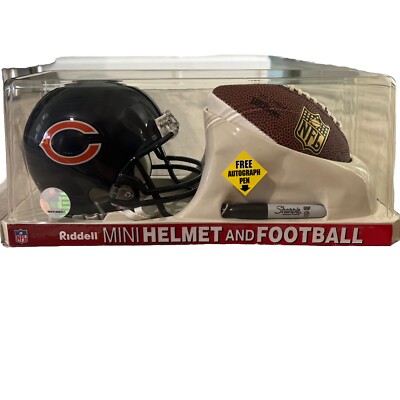 Chicago Bears 1995 Riddell MINI Helmet and Football COLLECTORS Set NEW ...
