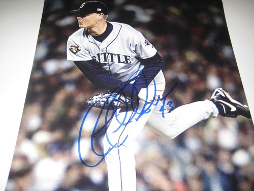 MARINERS, YANKEE GREAT JEFF NELSON SIGNED AUTOGRAPHED 8X10 PHOTO W/COA ...