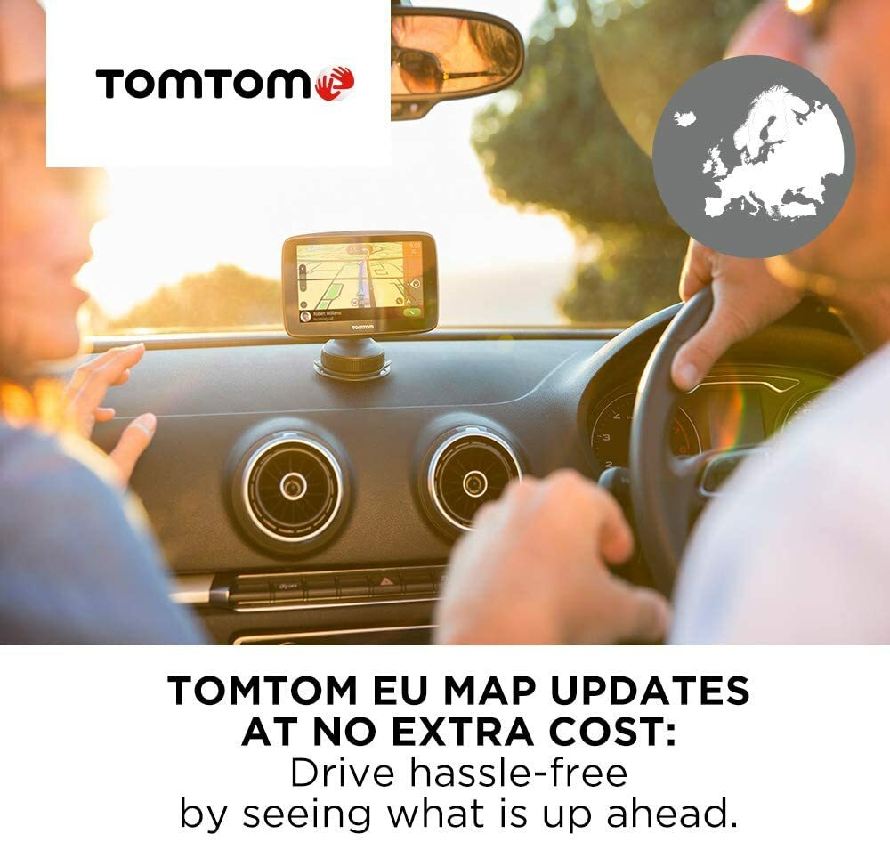 TomTom Car Sat Nav GO Classic 6 Inch with Traffic Congestion and Speed ...