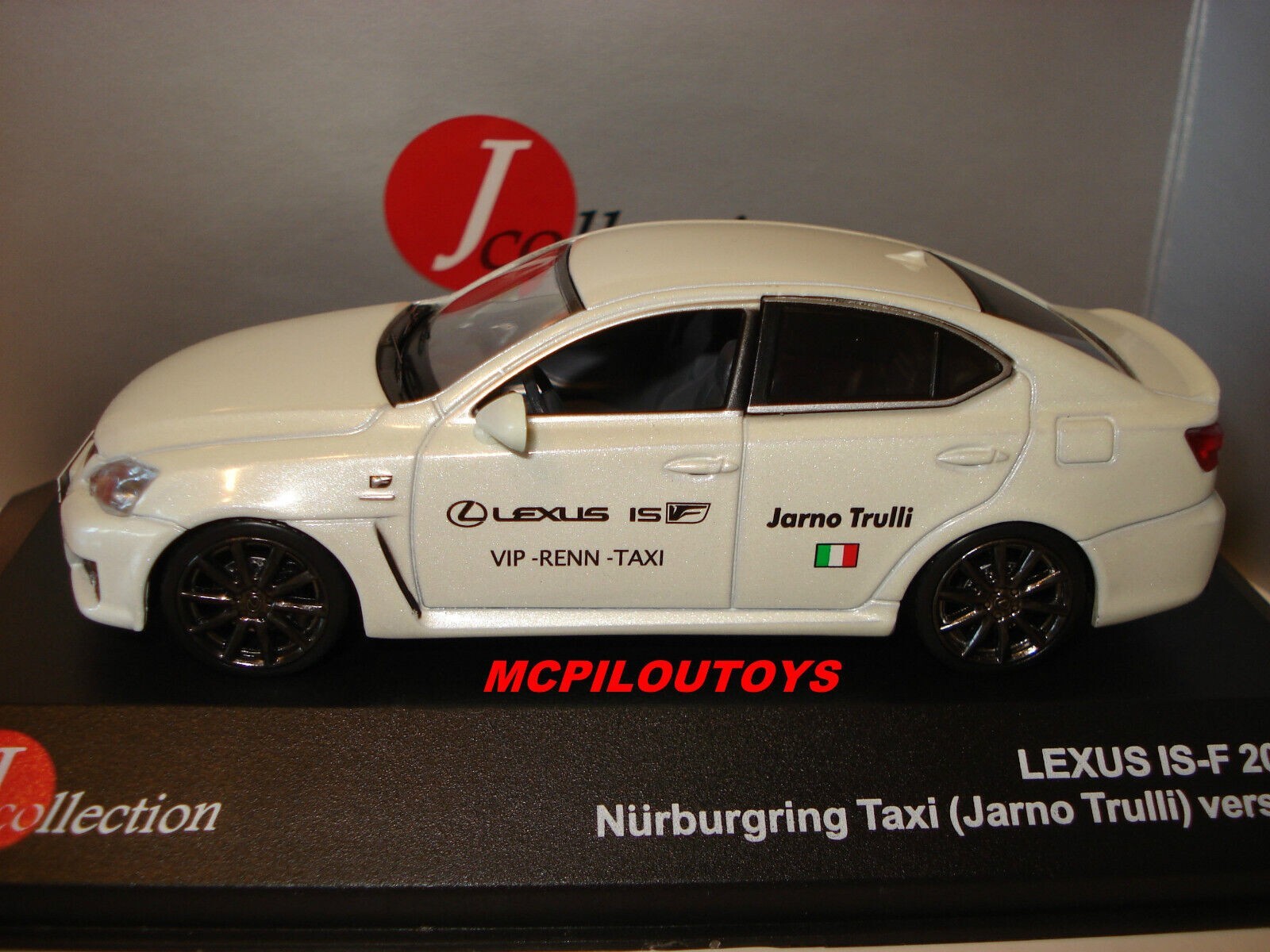 J-Collection JC101 - Lexus IS-F Nurburgring Taxi Jarno Trulli 2009 1/43 ...