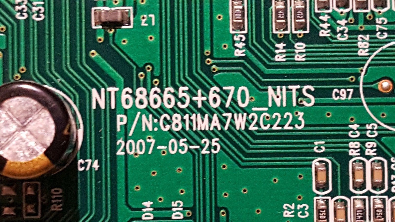 Viewsonic OPTIQUEST Q241wb NT68665 670 NITS C811MA7W2C223 #50 1A1E2 for ...