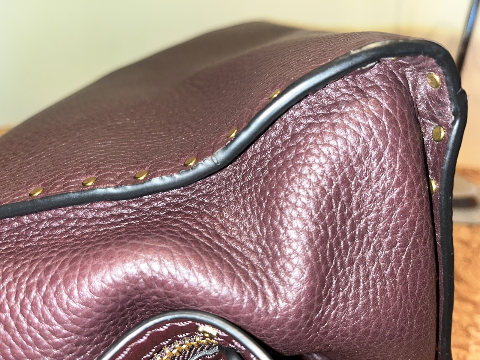 COACH 1941 Oxblood Rogue With Border Rivets 30457 - Gem