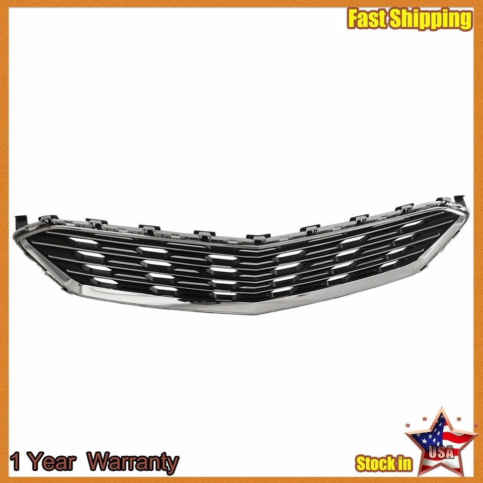Front Upper Bumper Grille Fit 2016 2017 2018 Chevy Chevrolet Cruze ...