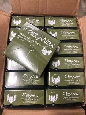 24000 Bagcraft Pattywax Patty Paper Sheets Waxed L55 Regular Weight ...