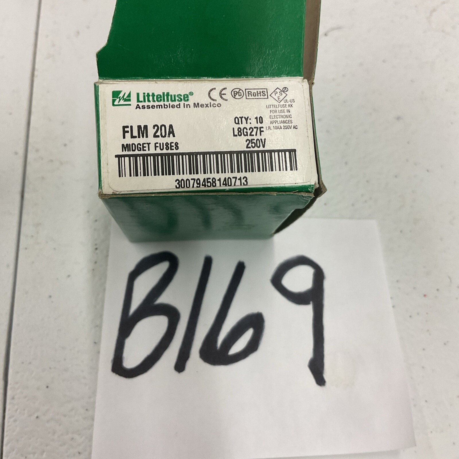 Littelfuse FLM-20, 20Amp, 250Vac Time Delay Fuse, Lot Of 10- ECS | eBay