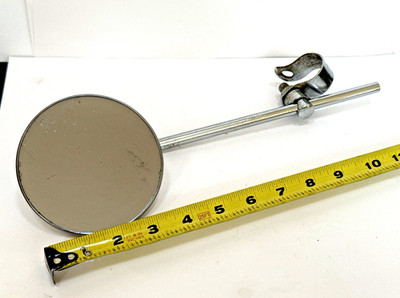 Vintage Toyo motorcycle rearview mirror (4"lens/10"arm) Made in Japan ...