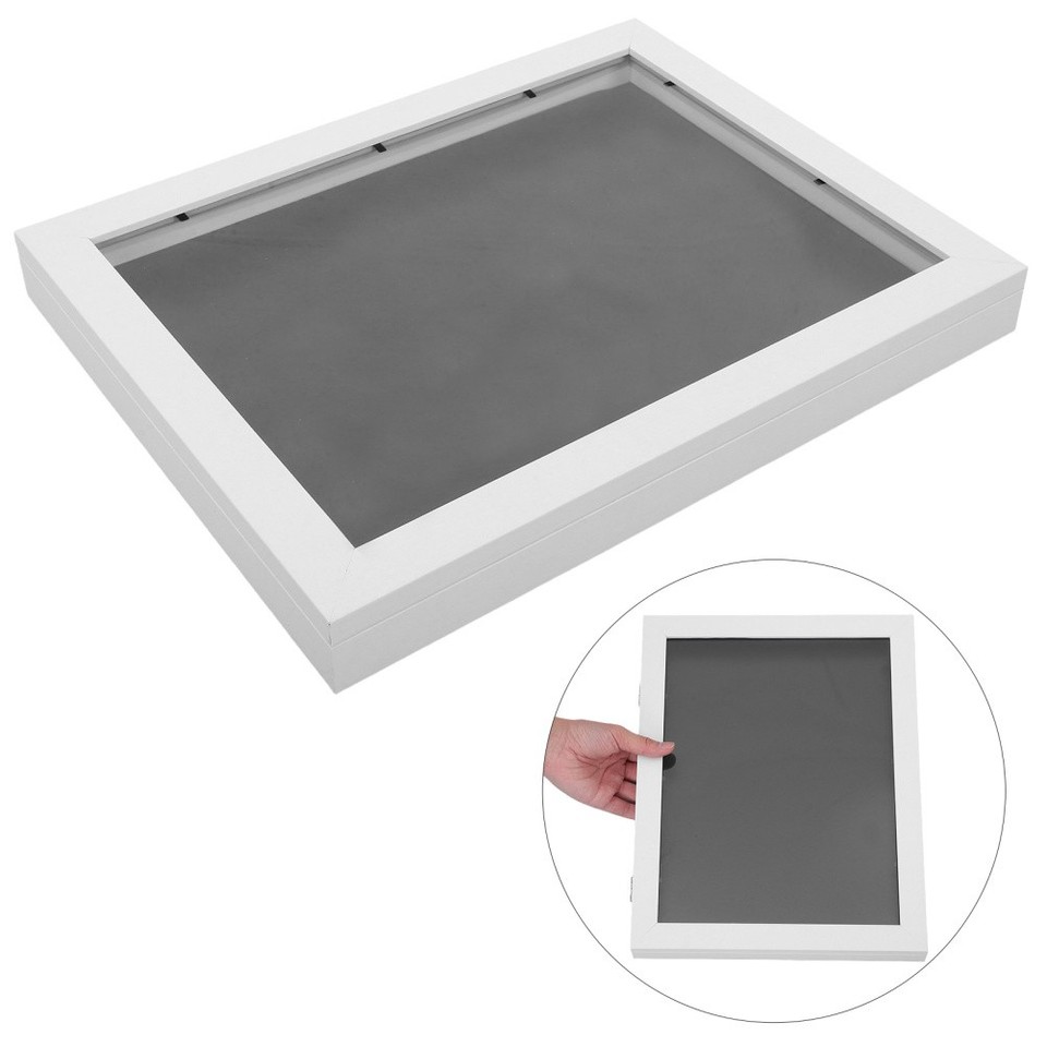 Large Shadow Box Frame: 11” X 14” Wooden Sports Shirt Display Case ...