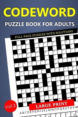 Oliver Hammond Large Print Codeword Puzzle Book for Adults - Full Page ...