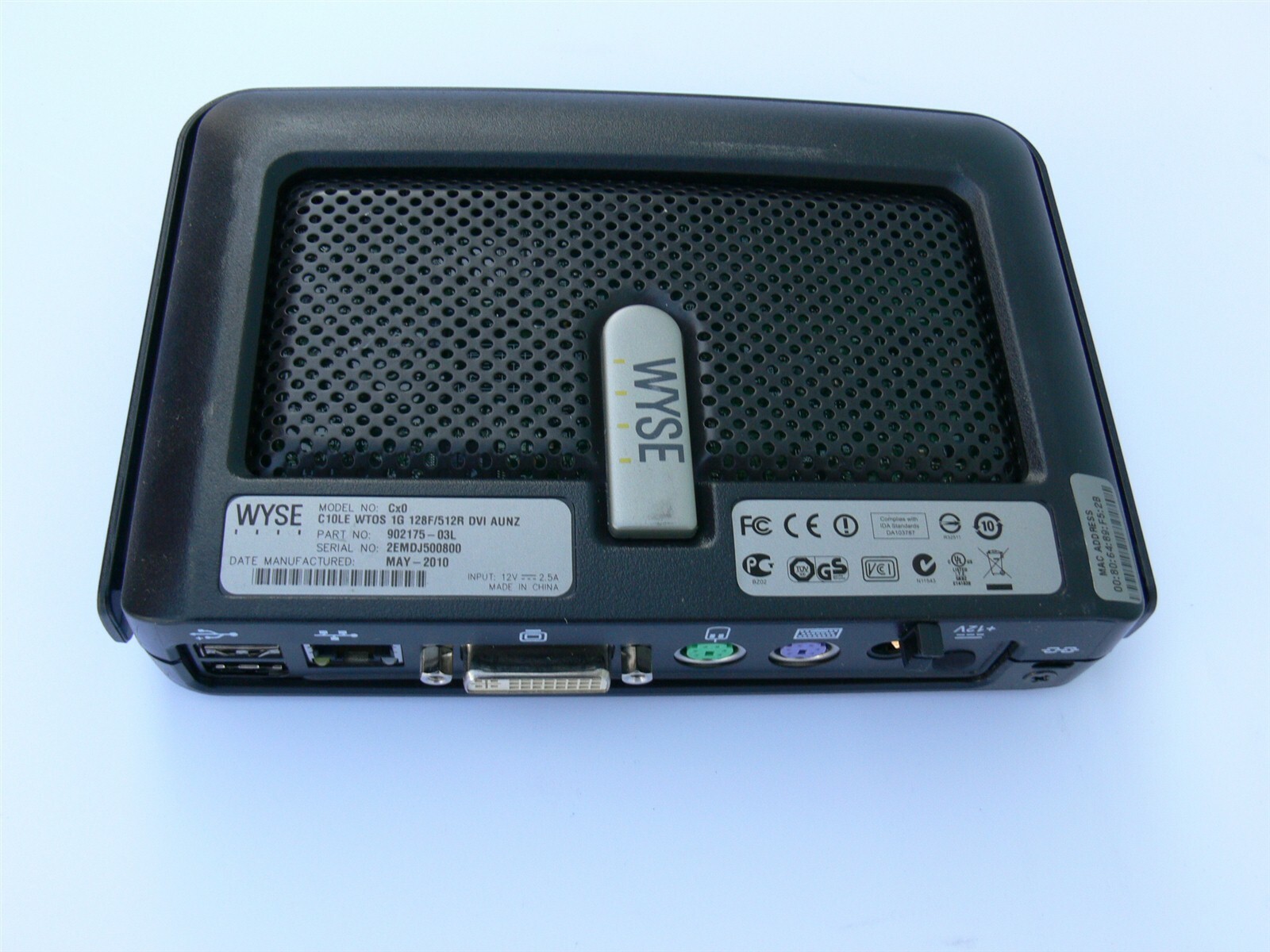 WYSE Cx0 C10LE Thin Client RDP Terminal 1GHz 512R 128F 902175-03L NO ...
