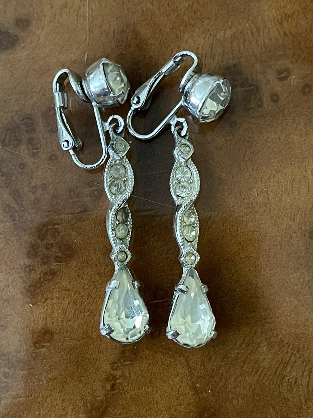 Vintage Signed Eisenberg Early Mark Script E 1940s Rh… - Gem