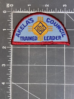 Vintage Akela’s Council Trained Leader Patch BSA Boy Scouts of America ...