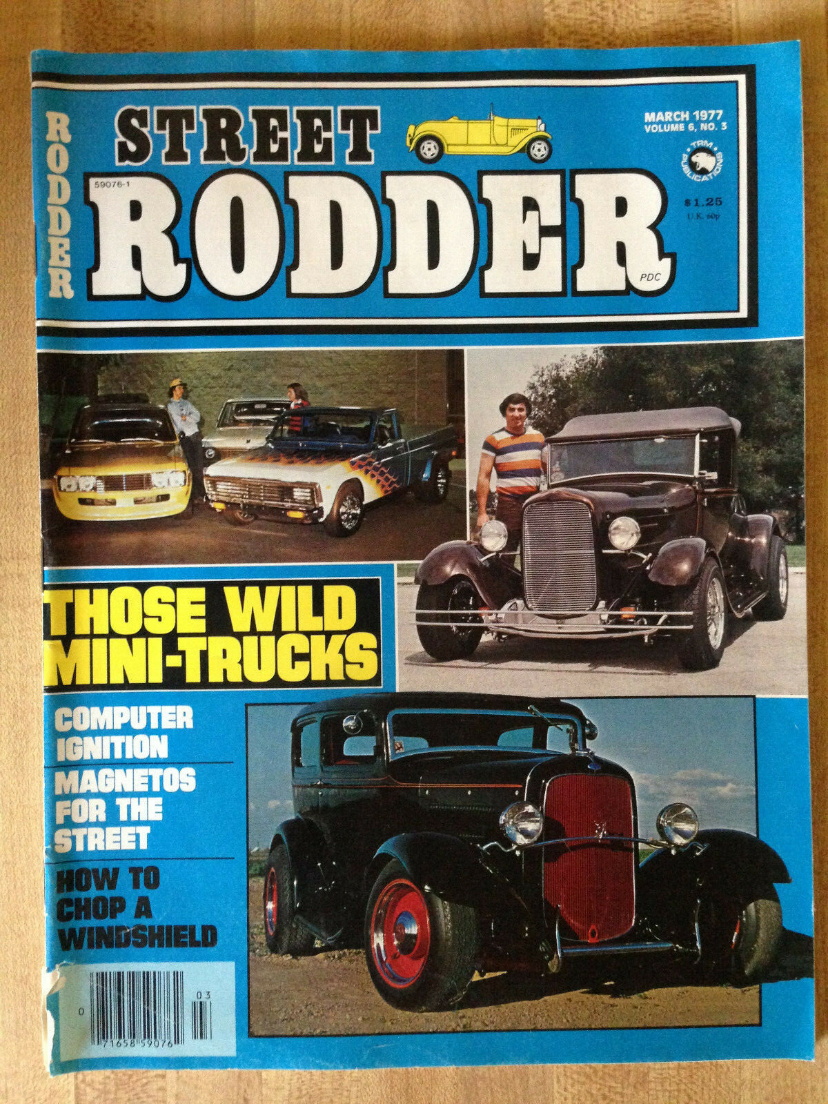 STREET RODDER Magazine Drag Racing Hot Rods March 1977 Mini Trucks ...