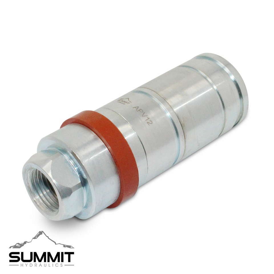 Hydraulic Ag Female Quick Coupler Push Pull Connect Under Pressure 1/2 ...