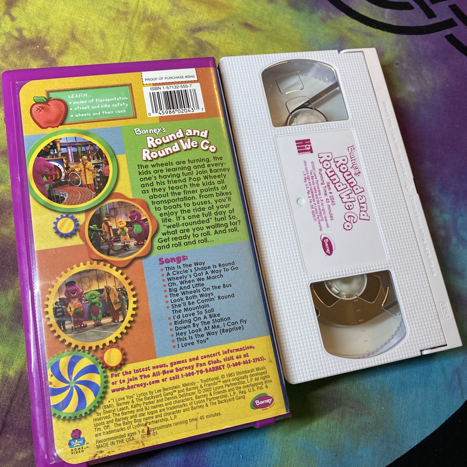 Barney - Round and Round We Go (VHS, 2002) 45986020437| eBay