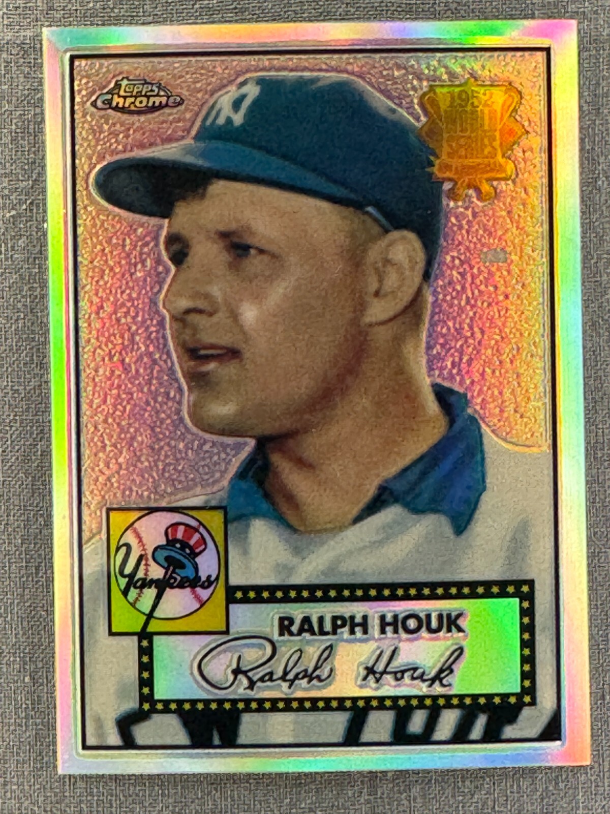 2002 Topps 1952 Reprint Chrome Refractor Ralph Houk #200 | eBay