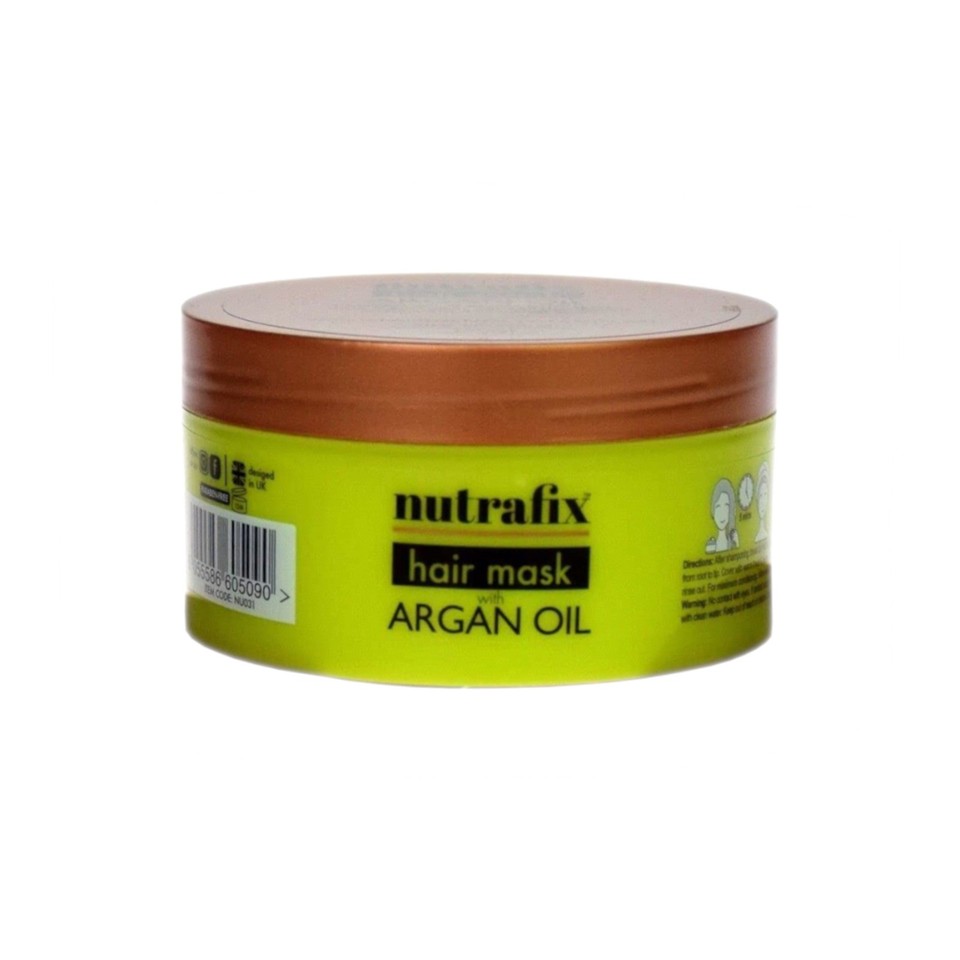6x Nutrafix - Hair Mask – Argan Oil - Deep Nourishing Treatment - 150ml ...