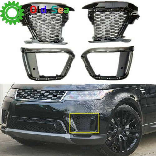 Front Bumper Left & Right Vent Mesh Grille For LR Range Rover Sport ...