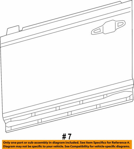 67112-42070 Toyota Panel, front door, outer lh 6711242070, New Genuine ...