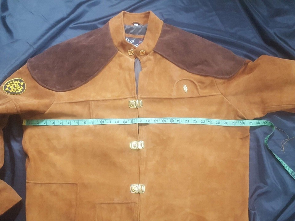 Men's Battlestar Galactica Colonial Viper Pilot Brown Suede Real ...