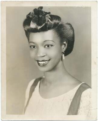 Press photograph Carol Tucker Vocalist in Walter Dyett's Band / 1950 | eBay