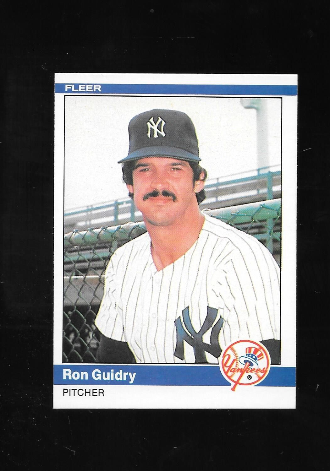 1984 Fleer HOF Ron Guidry Yankees #127 Baseball Trading Cards MLB | eBay