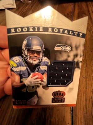 TYLER LOCKETT 2015 CROWN ROYALE "ROOKIE ROYALTY" GU DIE-CUT JERSEY ...