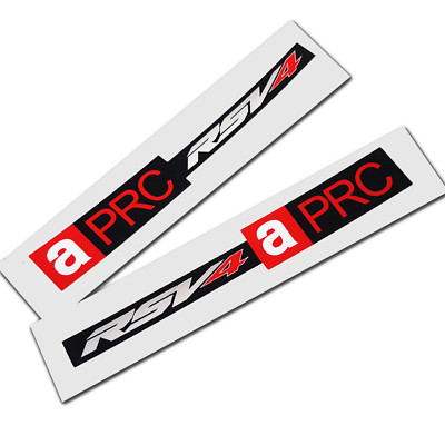 Aprilia APRC RSV4 screen graphics Motorcycle stickers decals x 2 A PRC ...