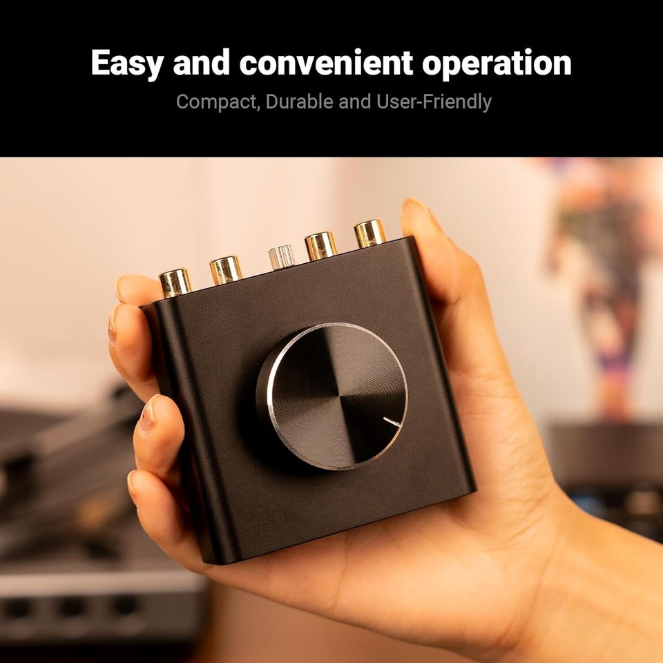 TP10 Phono Preamp for Turntable Mini Amp Stereo Audio Hi-Fi Turntable ...